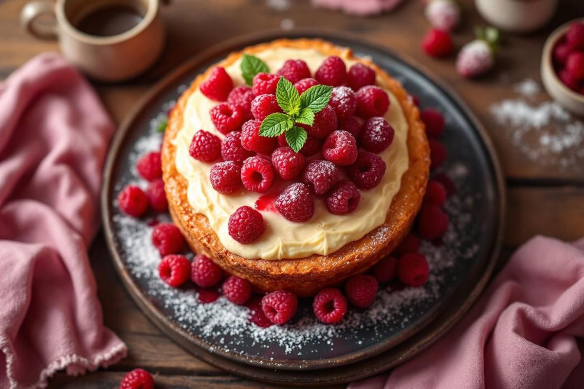 Recette de charlotte aux framboises facile et délicieuse pour un ...